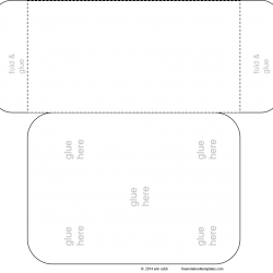 Folded Pockets – Wide – Free Notebook Templates